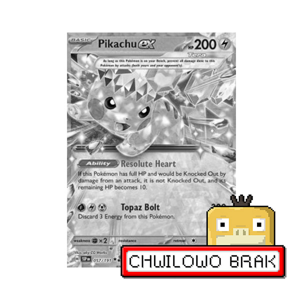 Pokemon TCG: karta Pikachu ex (SSP 057) – PokeSpy Shop